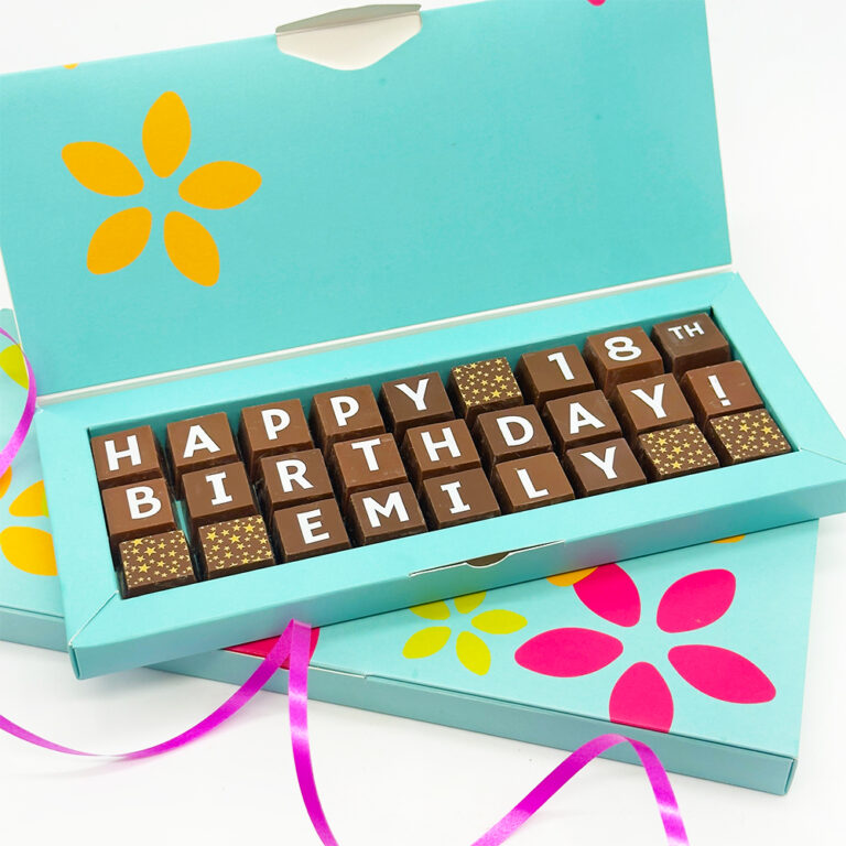 Personalised 18th Birthday Chocolate Box - Cocoapod