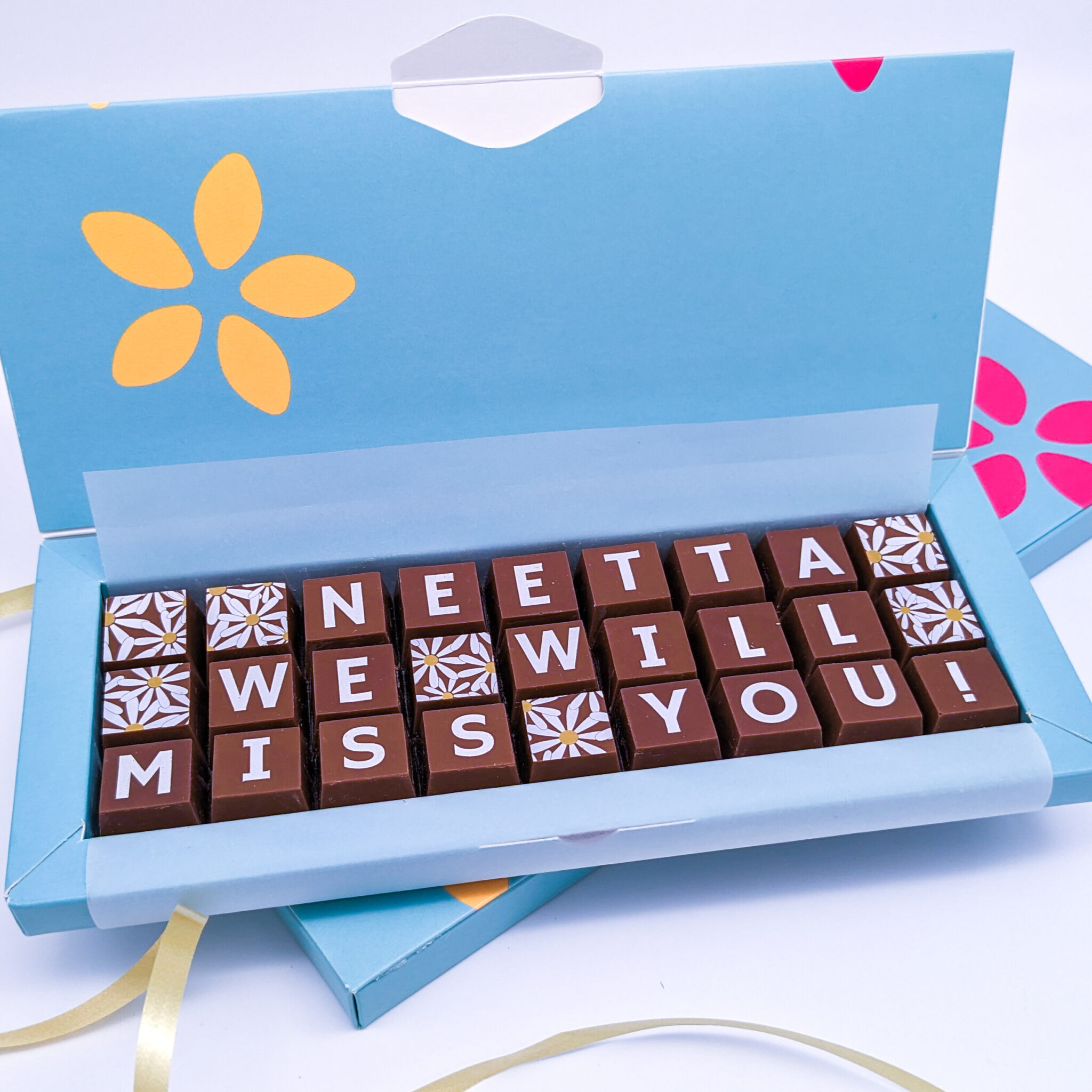 Personalised We Will Miss You Chocolate Gift Box - Cocoapod