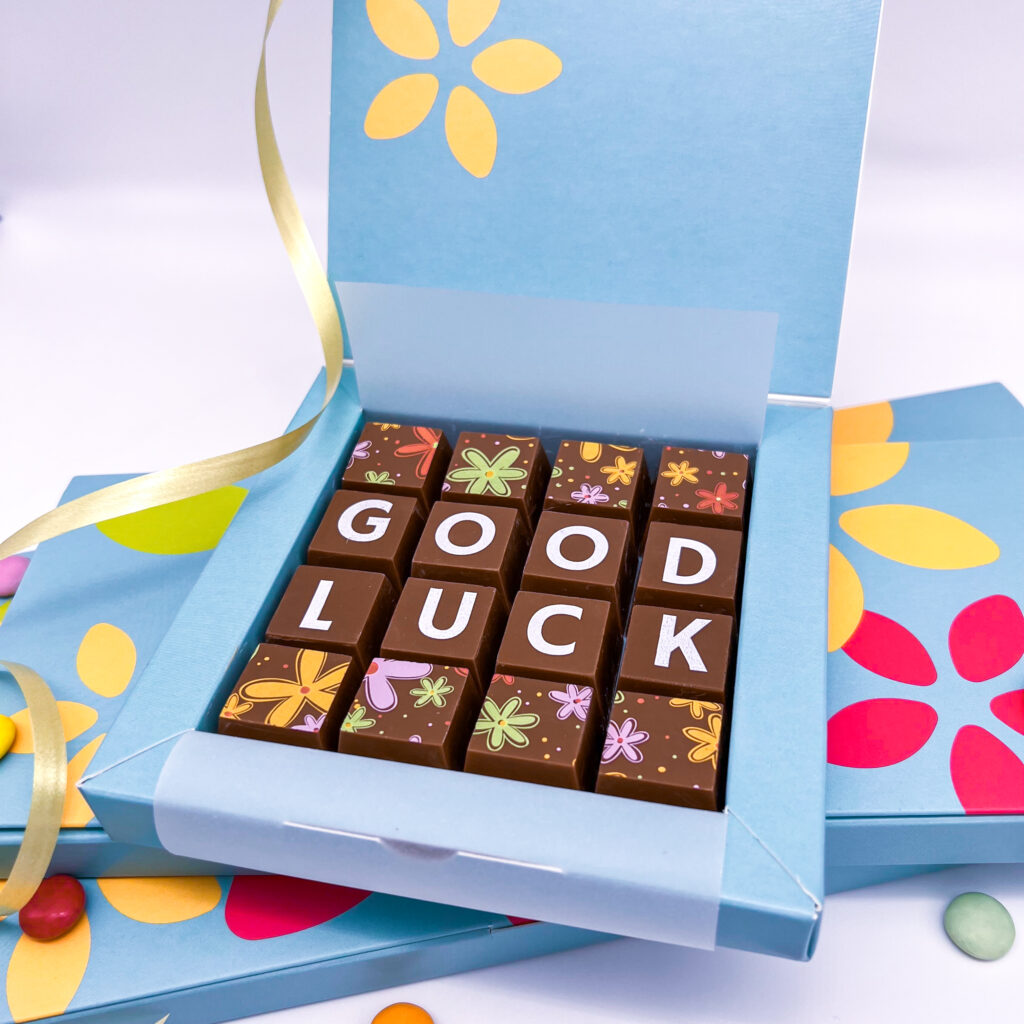 Good Luck Message Chocolates - Cocoapod