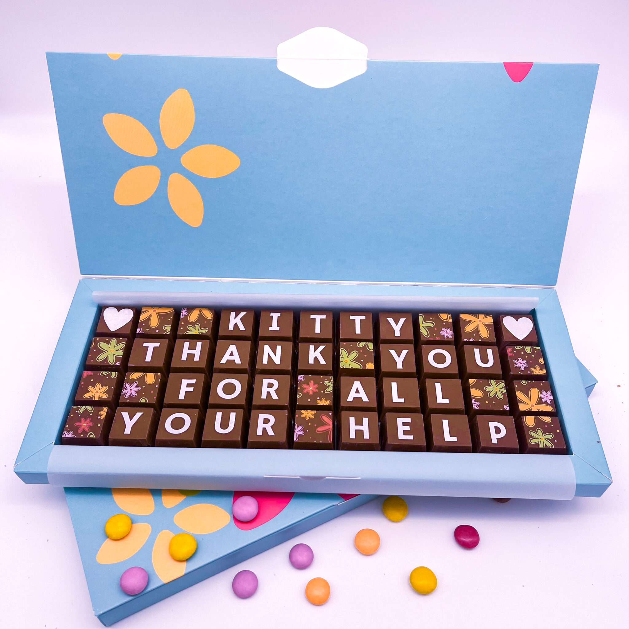 Personalised Thank You Teacher Chocolate Message Gift - Cocoapod