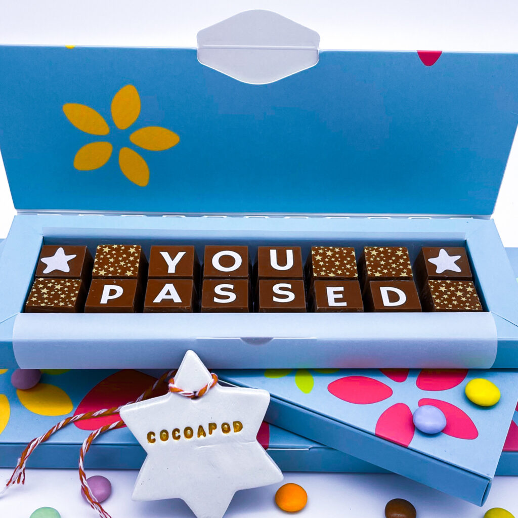 'You Passed' Chocolate Exam Results Gift Box - Cocoapod